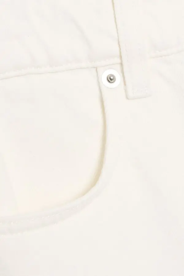 Loulou De Saison Isu Denim Shorts - Ivory
