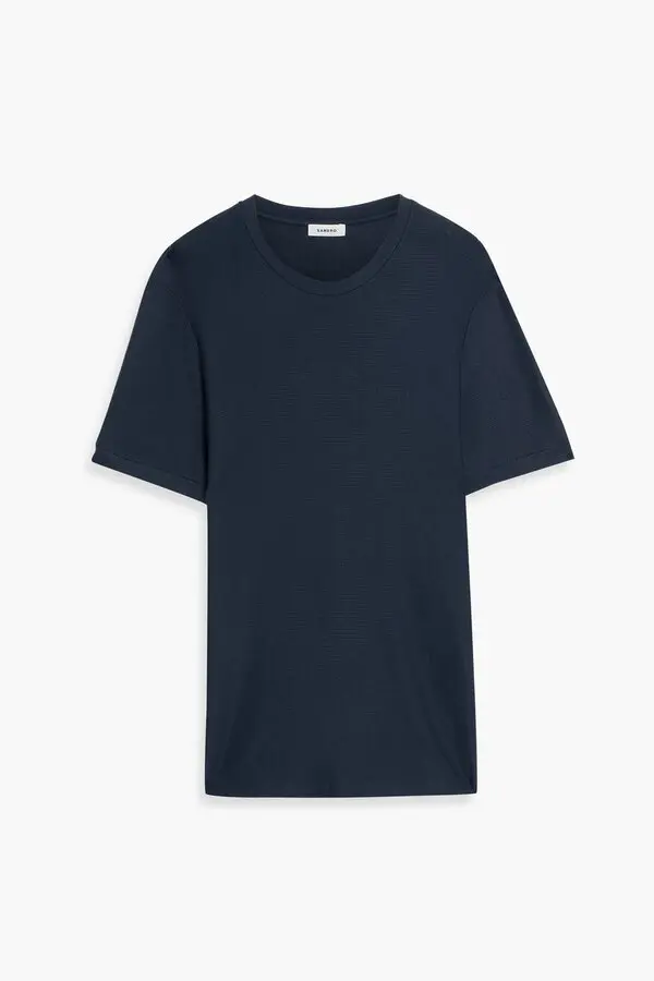 Sandro Knitted Tshirt - Midnight Blue