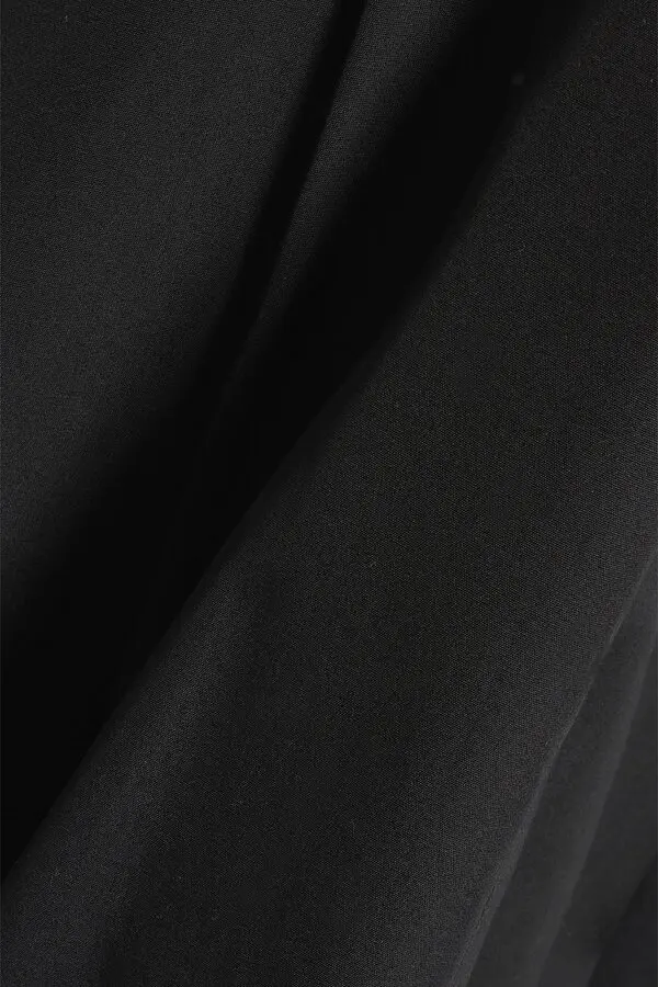 Vince Pleated Cotton-poplin Midi Shirt Dress