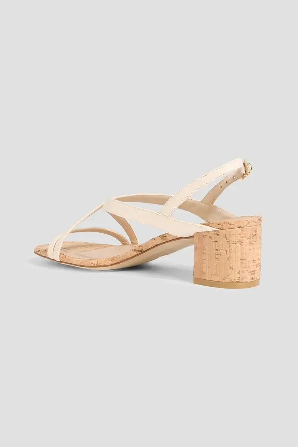 STUART WEITZMAN Oasis Leather Slingback Sandals