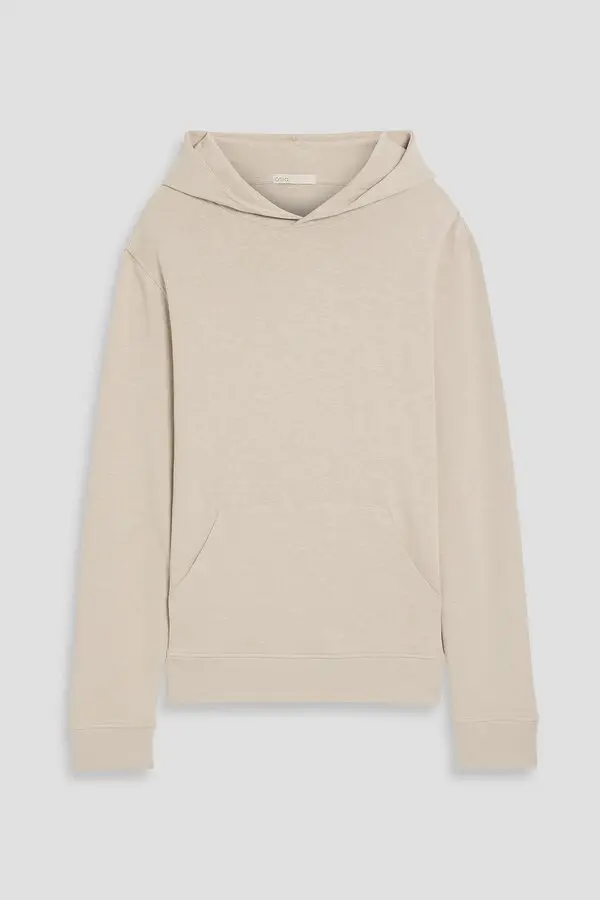 Onia French Cotton Terry Hoodie - Ecru