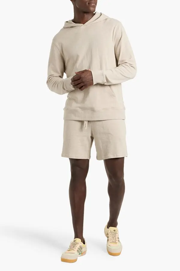 Onia French Cotton Terry Hoodie - Ecru