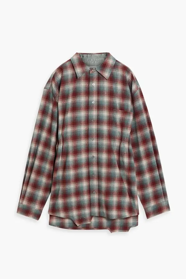MAISON MARGIELA Pendleton Checked Woolflannel Shirt