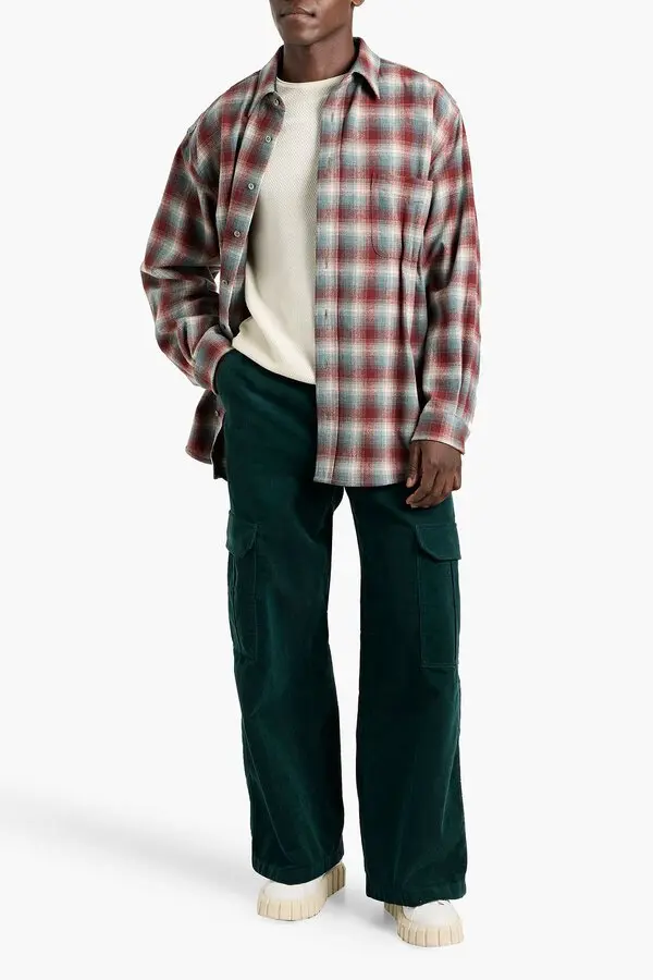 MAISON MARGIELA Pendleton Checked Woolflannel Shirt