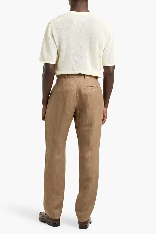 Frescobol Carioca Affonso Tapered Linen Pants