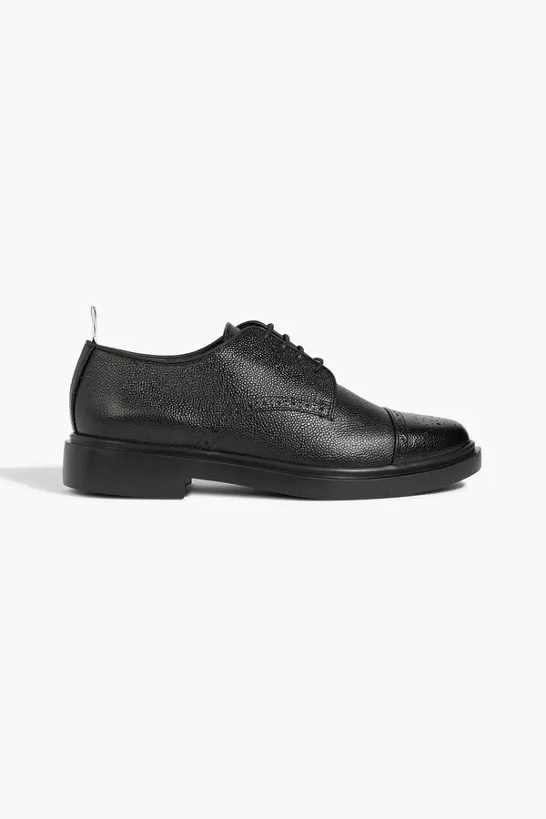 Thom Browne Pebbled Leather Derby Shoes