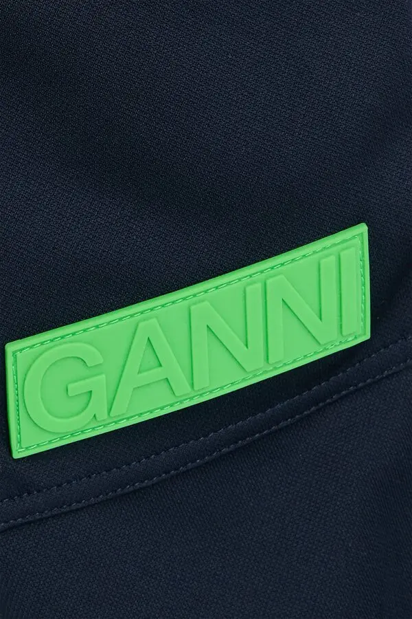 GANNI Appliquéd Jersey Track Pants