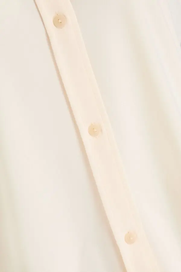 Vince Stretch-jersey Shirt - Cream
