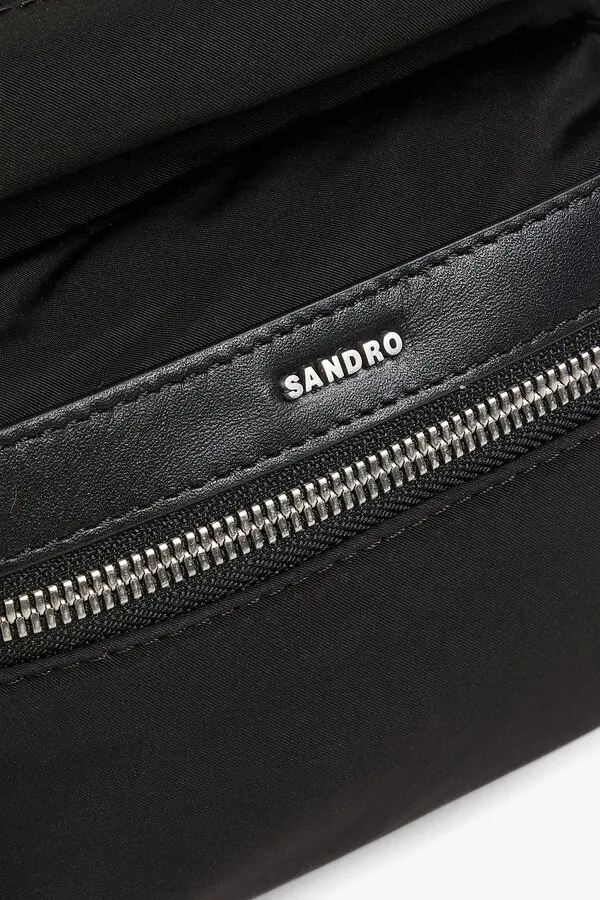 Sandro Leather-trimmed Belt Bag
