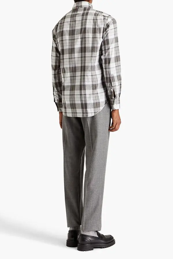 Thom Browne Checked Cotton Shirt