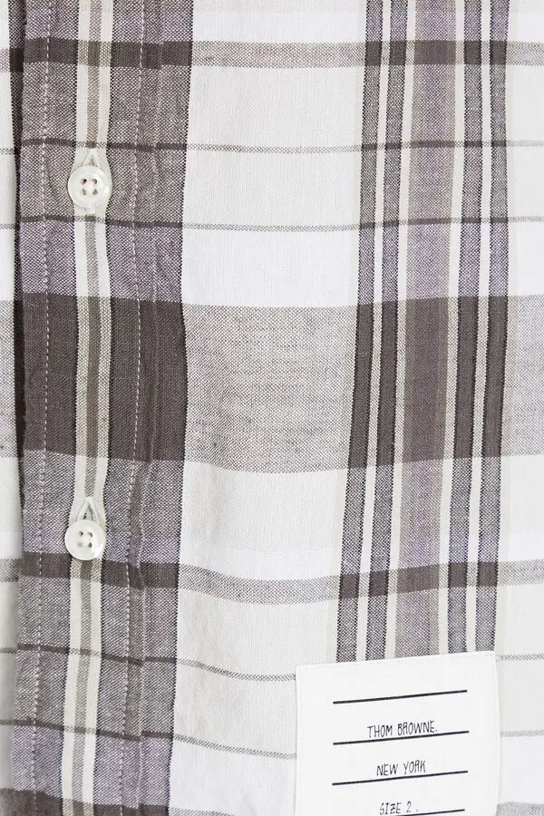 Thom Browne Checked Cotton Shirt