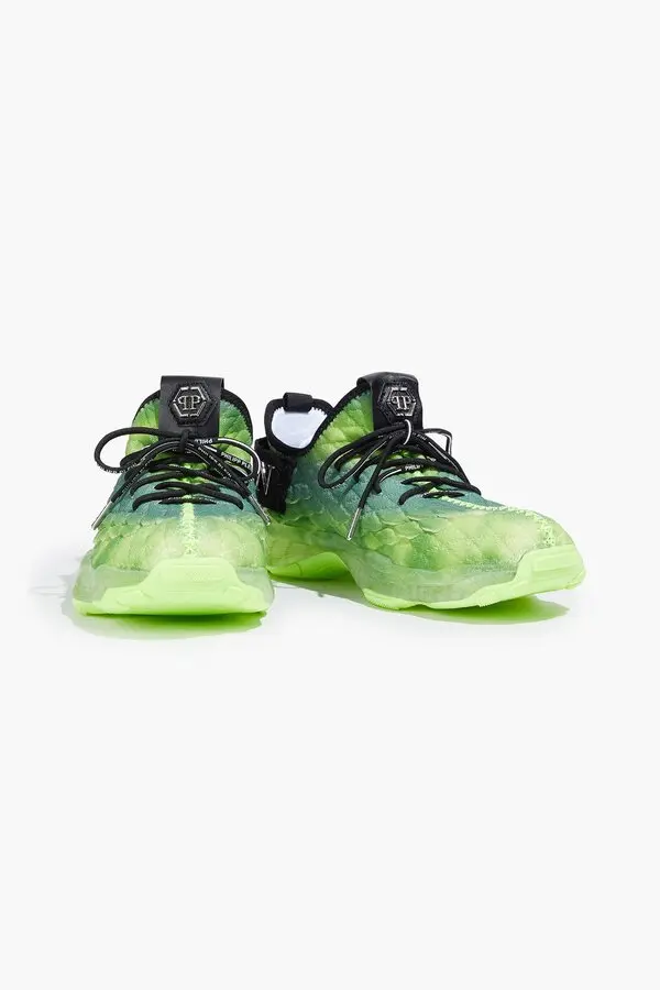 Philipp Plein Hyper Shock Tie-dyed Running Sneakers