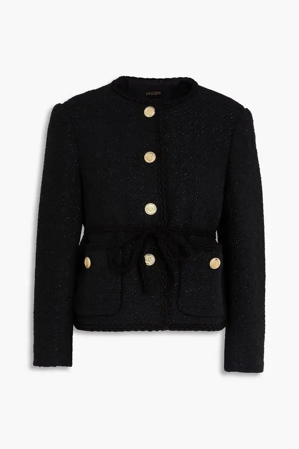 Maje Metallic Tweed Jacket