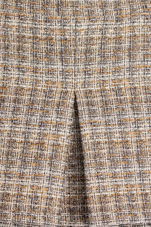 Maje Pleated Tweed Shorts