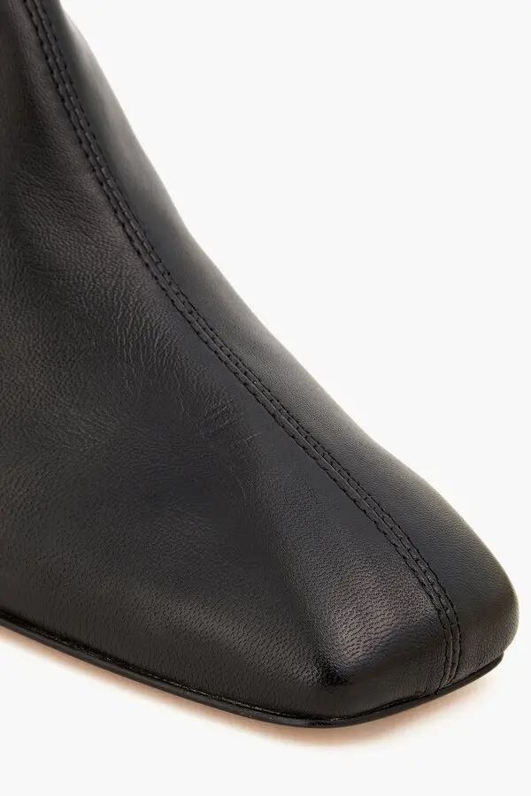 Maje Leather Ankle Boots