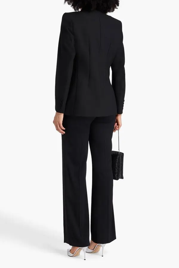 Maje Double-breasted Twill Blazer