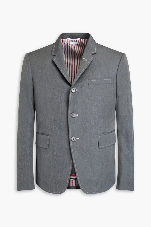 Thom Browne Canvas Blazer - Gray
