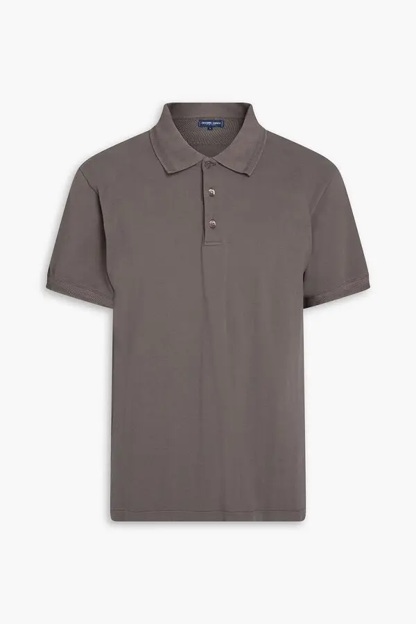 Frescobol Carioca Horacio Cottonpiqué Polo Shirt - Dark Gray
