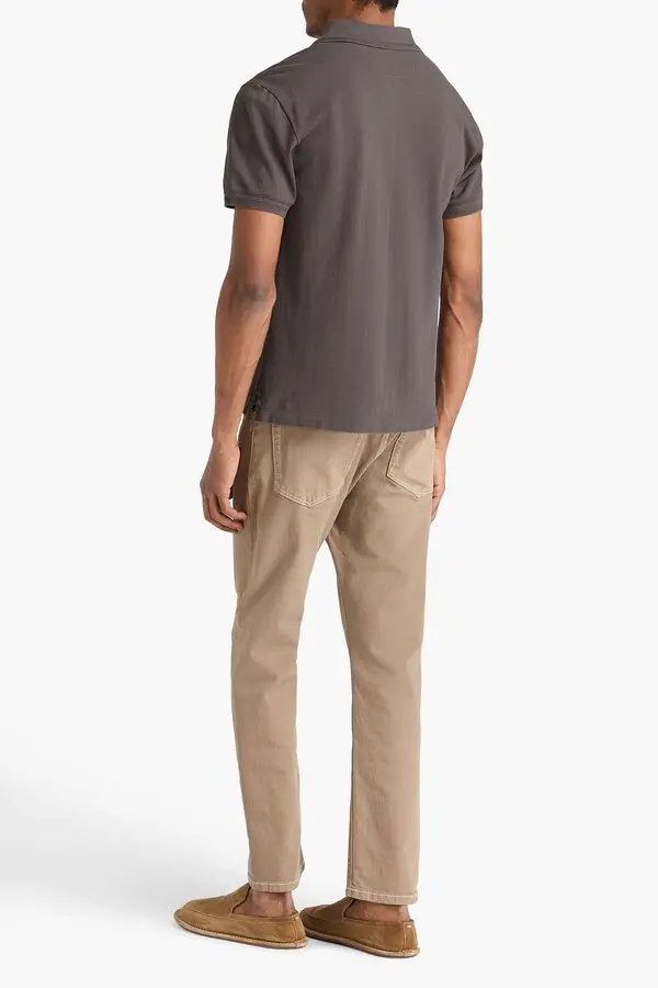 Frescobol Carioca Horacio Cottonpiqué Polo Shirt - Dark Gray