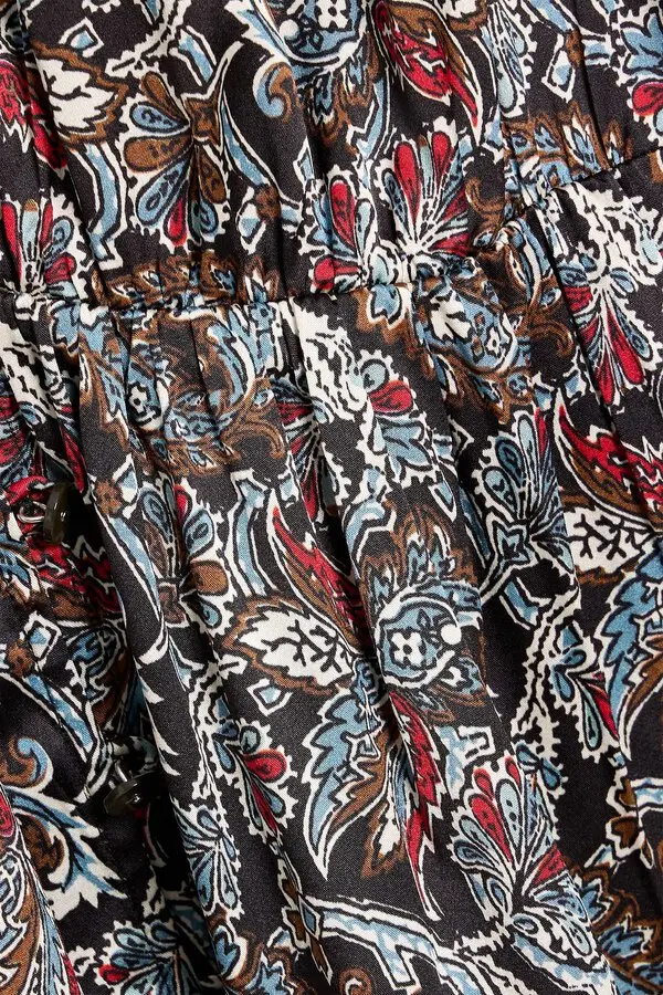 Veronica Beard Zoella Paisley-print Mini Dress