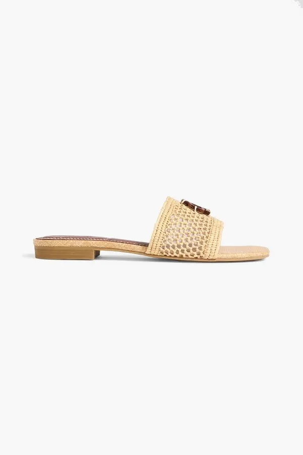Simkhai Delphi Raffia Slides