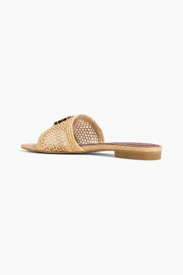 Simkhai Delphi Raffia Slides