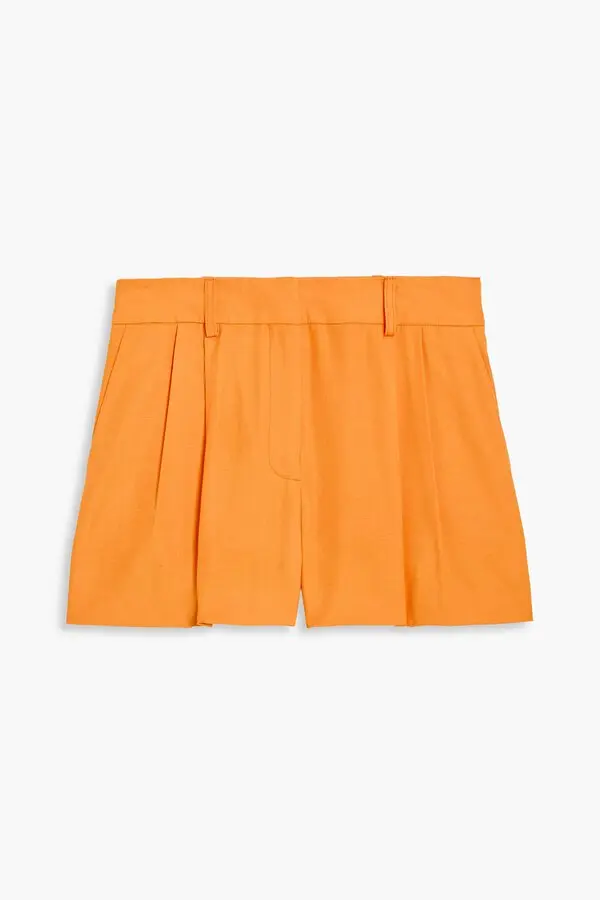 Stella McCartney Pleated Crepe Shorts