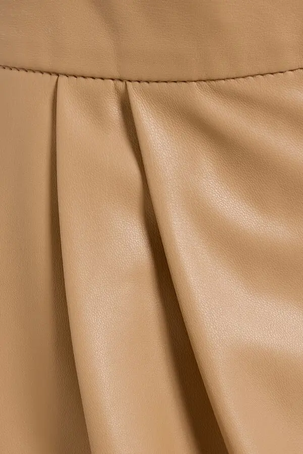 Stella McCartney Pleated High-rise Shorts