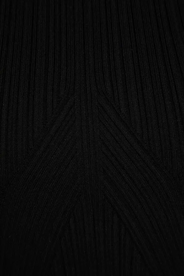 Veronica Beard Nellie Ribbed-knit Turtleneck Top