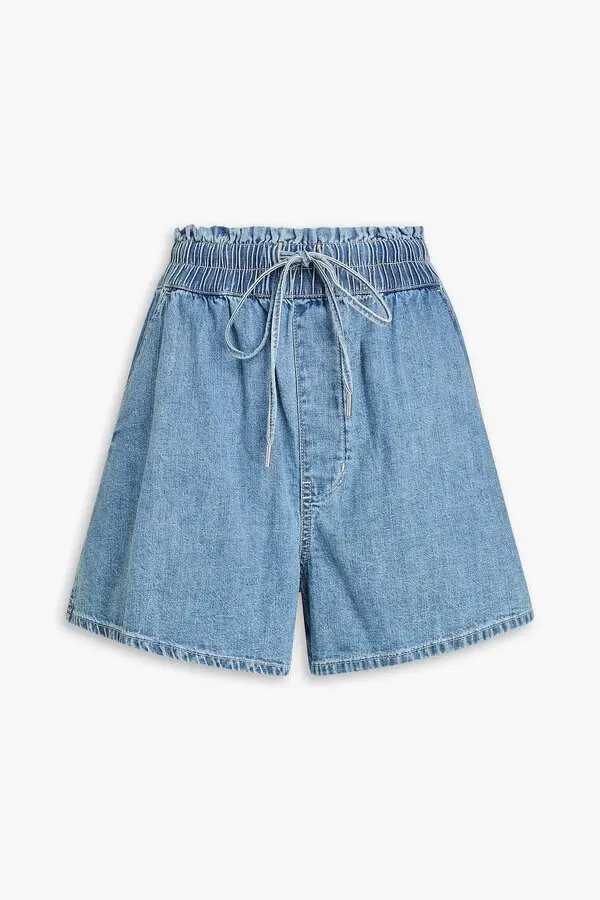 Veronica Beard Wilder Denim Shorts - Light Denim