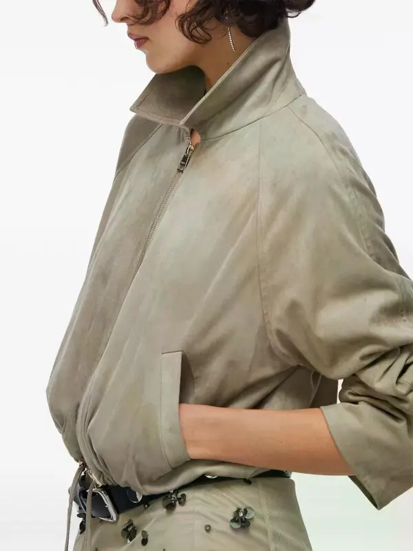 Liu Jo Suede Bomber Jacket