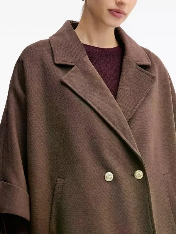 GAUDI Double-breasted Coat - Brown