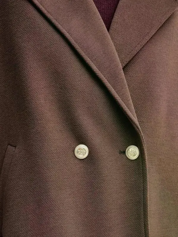 GAUDI Double-breasted Coat - Brown