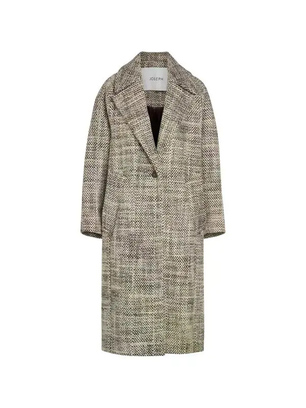JOSEPH Florent Single-breasted Coat - Neutrals