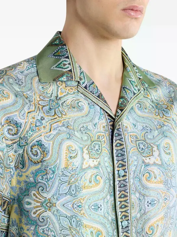 Etro Paisley-print Silk Shirt