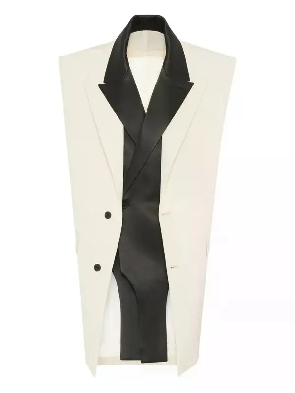 JEAN PAUL GAULTIER Two-tone Vest - Neutrals