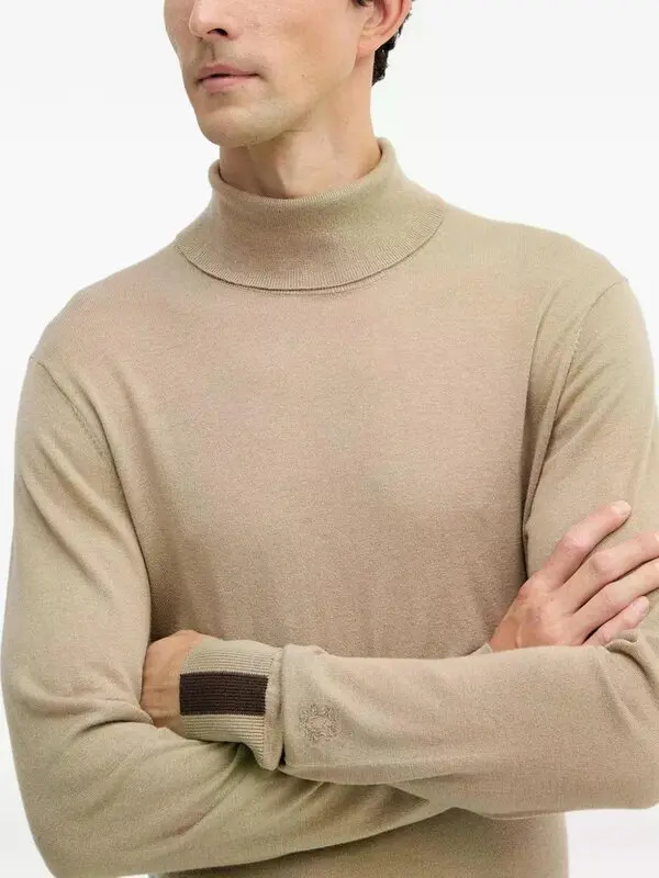 MOS MOSH Roll-neck Sweater - Neutrals