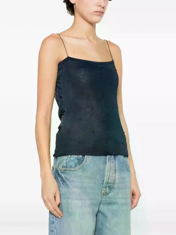 Jacquemus Fitted Polka Dot Camisole Top