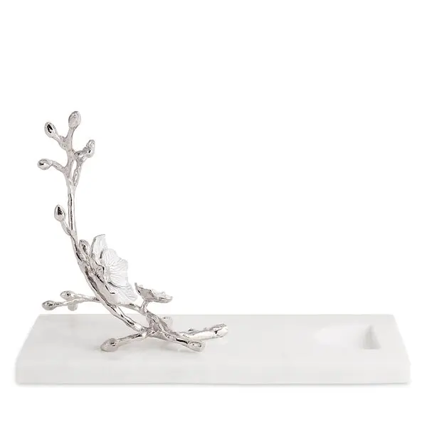Michael Aram Silver Orchid Wine Rest - No Color