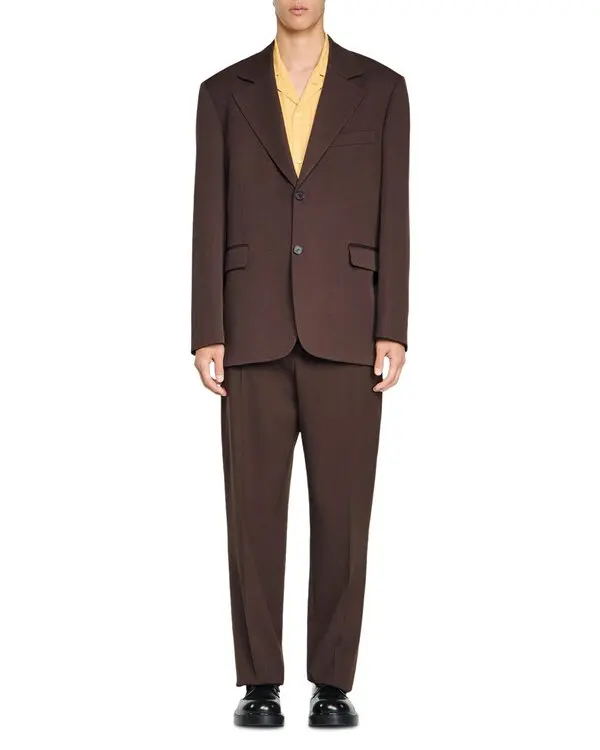 Sandro Oversized Fit Suit Jacket