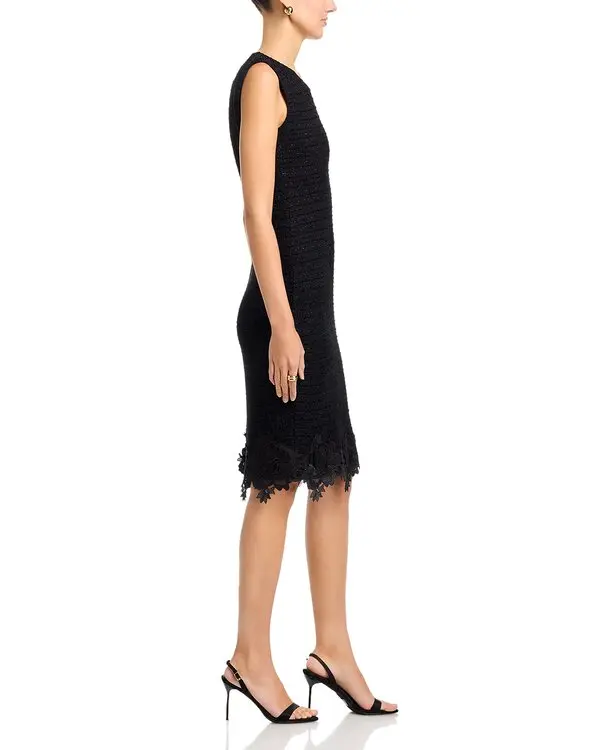 Misook Floral Lace Applique Sheath Dress