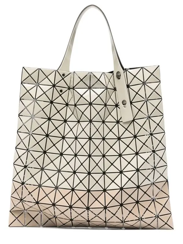 Issey Miyake Prism Bi-color Tote - Beige