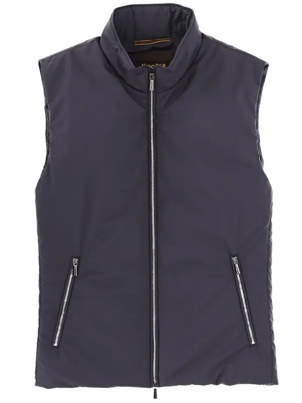 MOORER Senio-skt Zip-up Vest