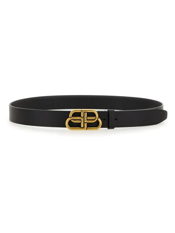 Balenciaga High Belt Bb - Black