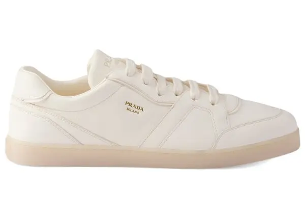Prada Leather Low Top Sneakers