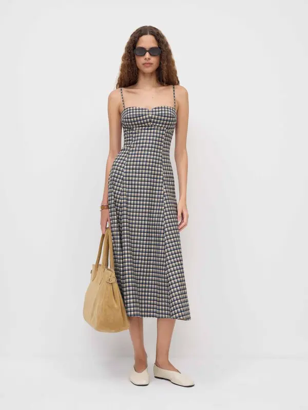 REFORMATION Kailani Midi Dress - Blue