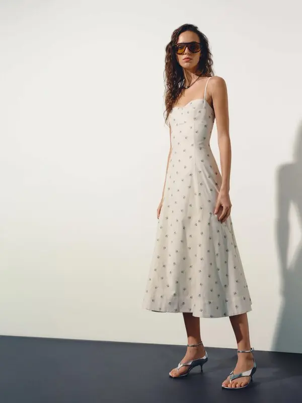 REFORMATION Kailani Midi Dress - Ivory