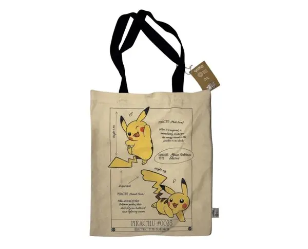 POKEMON X Natural History Museum Pikachu Tote - Multicolor