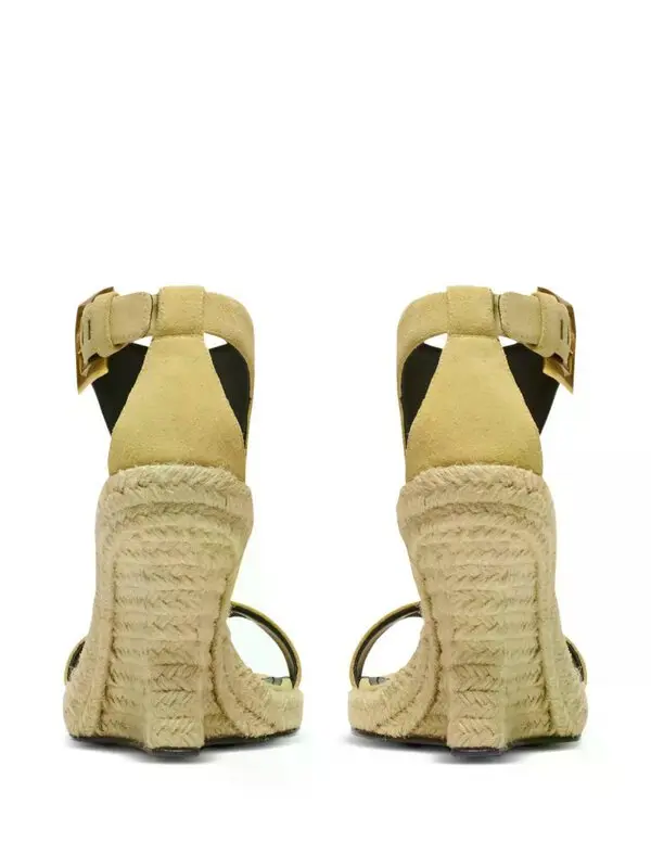 Balmain Anthem Wedge Espadrilles - Neutrals