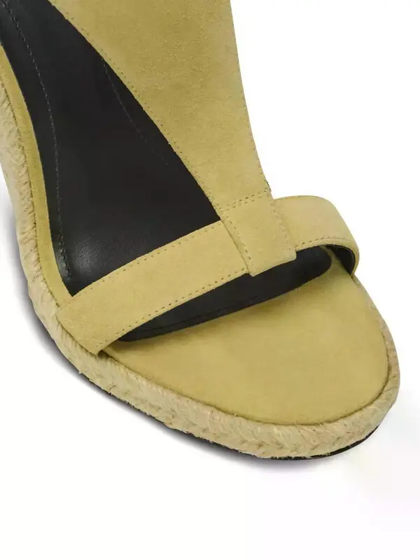 Balmain Anthem Wedge Espadrilles - Neutrals